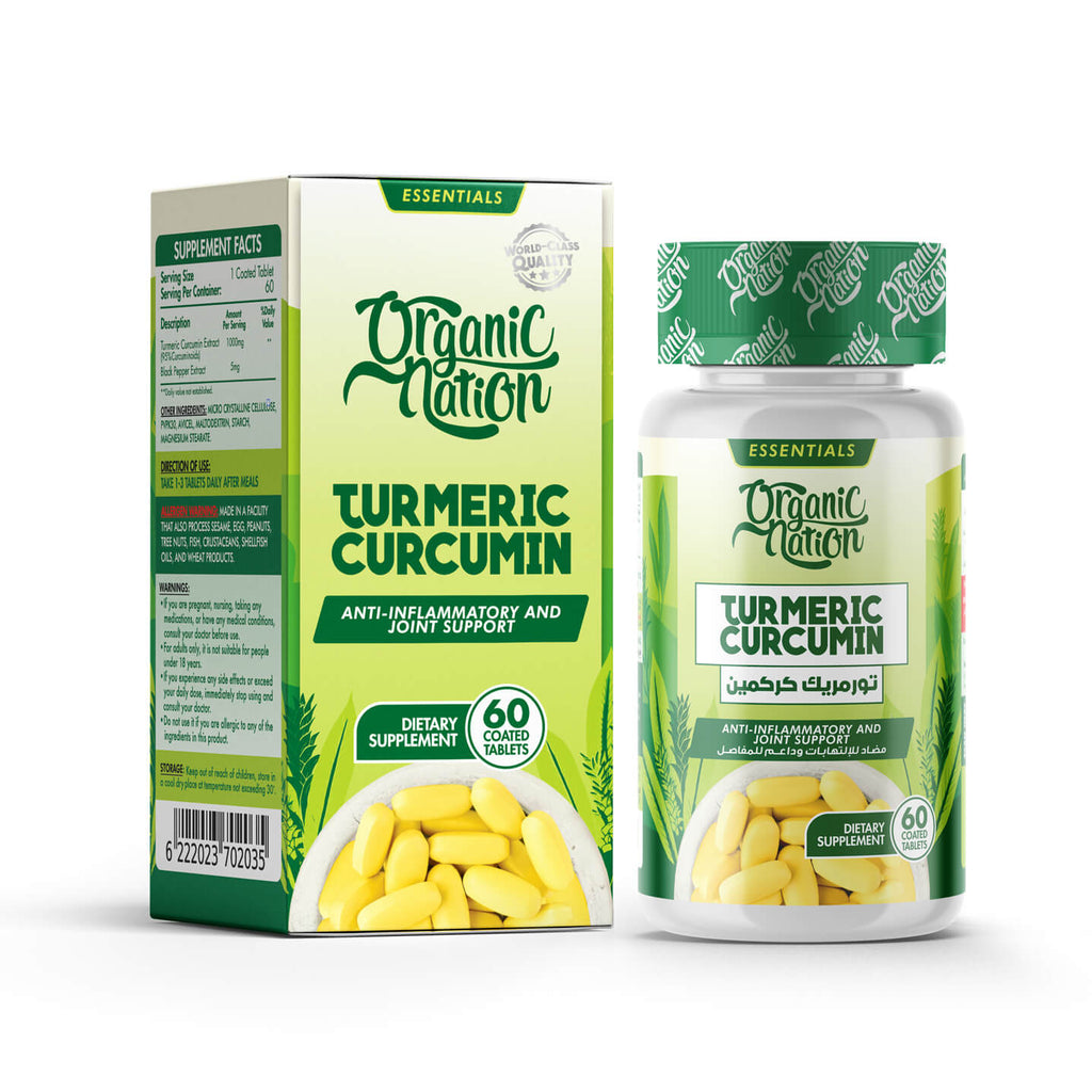 Turmeric Curcumin Tablets – Organic Nation