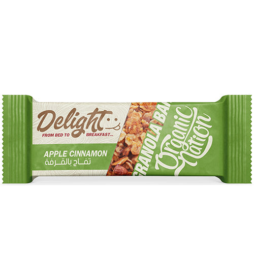 Delight Granola Bar-40G-Apple Cinnamon – Organic Nation